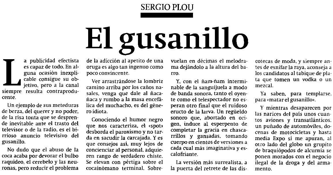 El gusanillo || Sergio Plou