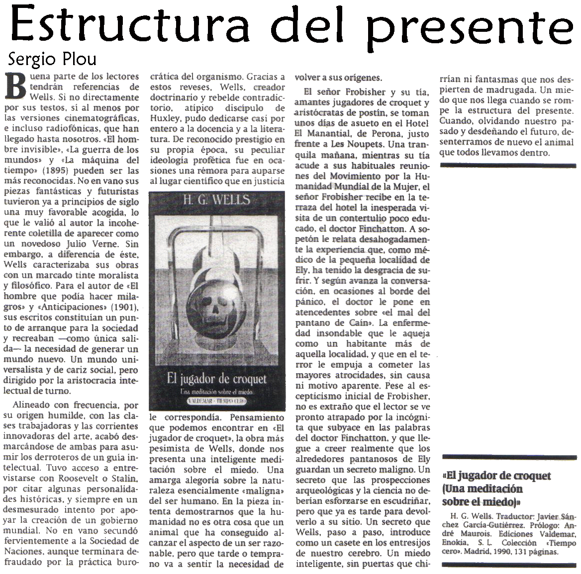 Estructura del presente || Sergio Plou